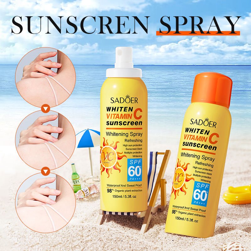 OEM Wholesale SADOER new in 2023 SPF60+ PA+++ UV korean skin care skin and dry skin whitening ...