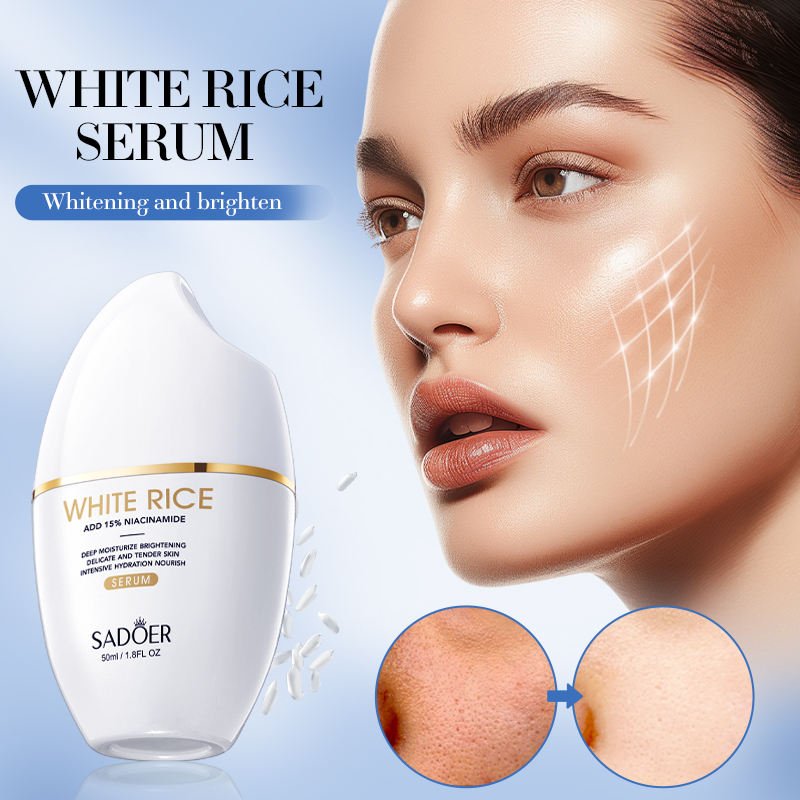 Introducing SADOER's Wholesale Marvel: White Rice Niacinamide Brightening Skin Care Serum ...