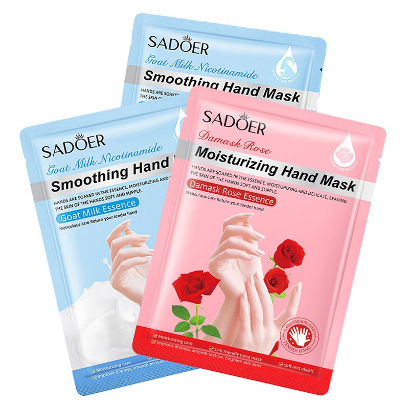 SADOER Wholesale Goat Milk vegan care skin moisturizing hand mask ...