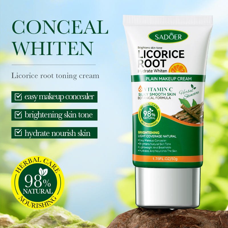 SADOER Licorice Root Witamin Chydrate Whiten Toning Cream
