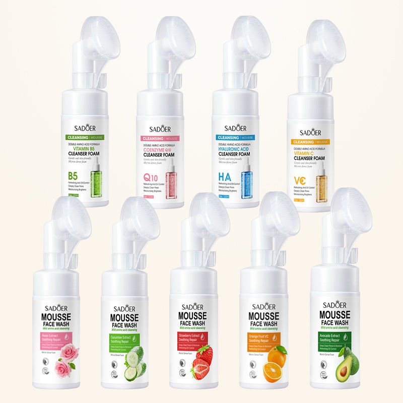 Korean Natural Organic Foaming Acne Face Wash Moisturizing Deep ...