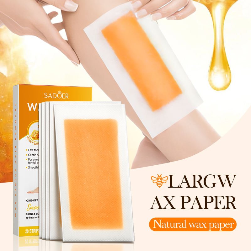 SADOER Custom Private Label Rose Honey Wax Strips Depilatory Body Wax ...