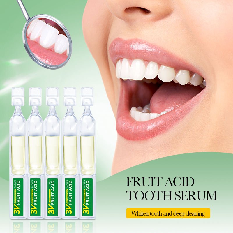 SADOER Mint Flavored Fruit Acid Tooth Whitening Serum Freshens Breath ...