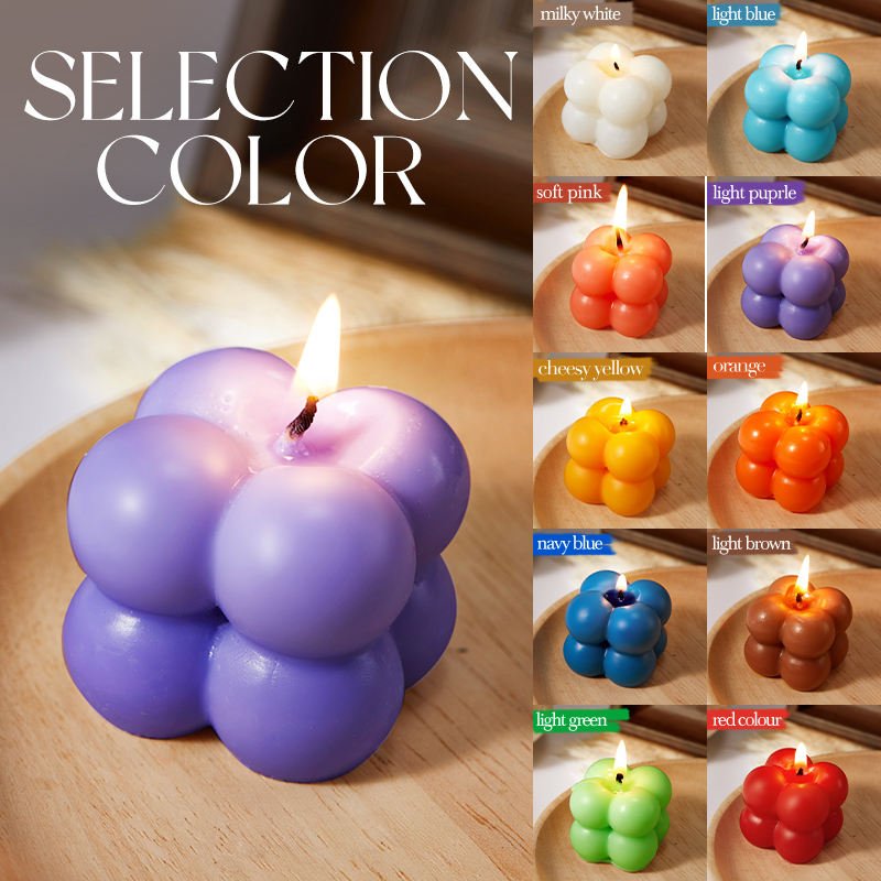OEM SADOER Rubik's Cube Aromatherapy Candle Home Fragrance Geometric ...