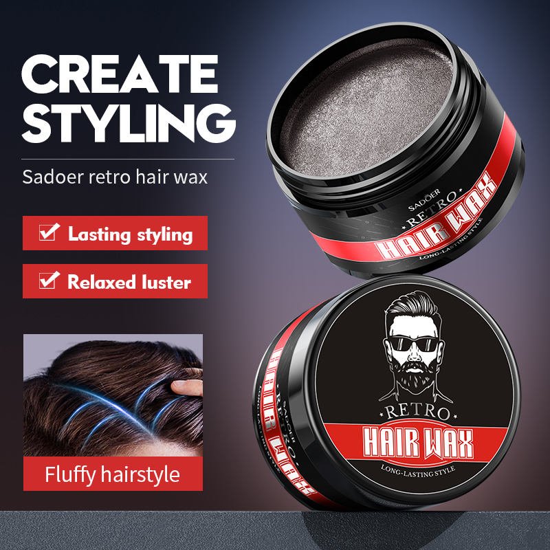 SADOER OEM Manufacturer Private Label Men's Styling Hair wax Lasting ...