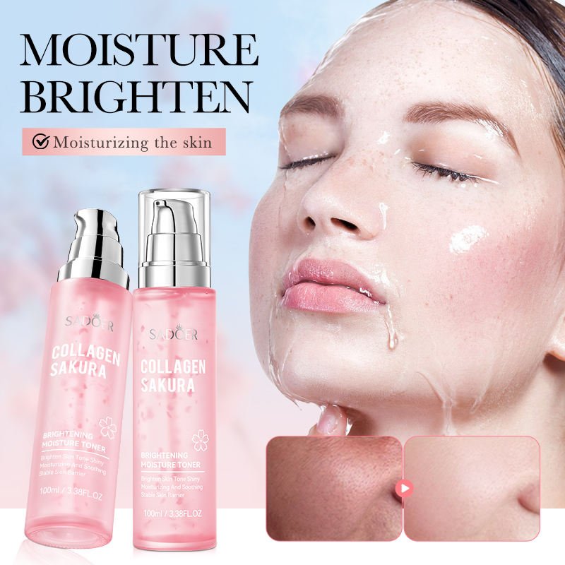 Private Label Organic Plant Korean Skin Care Cherry Blossom Collagen ...