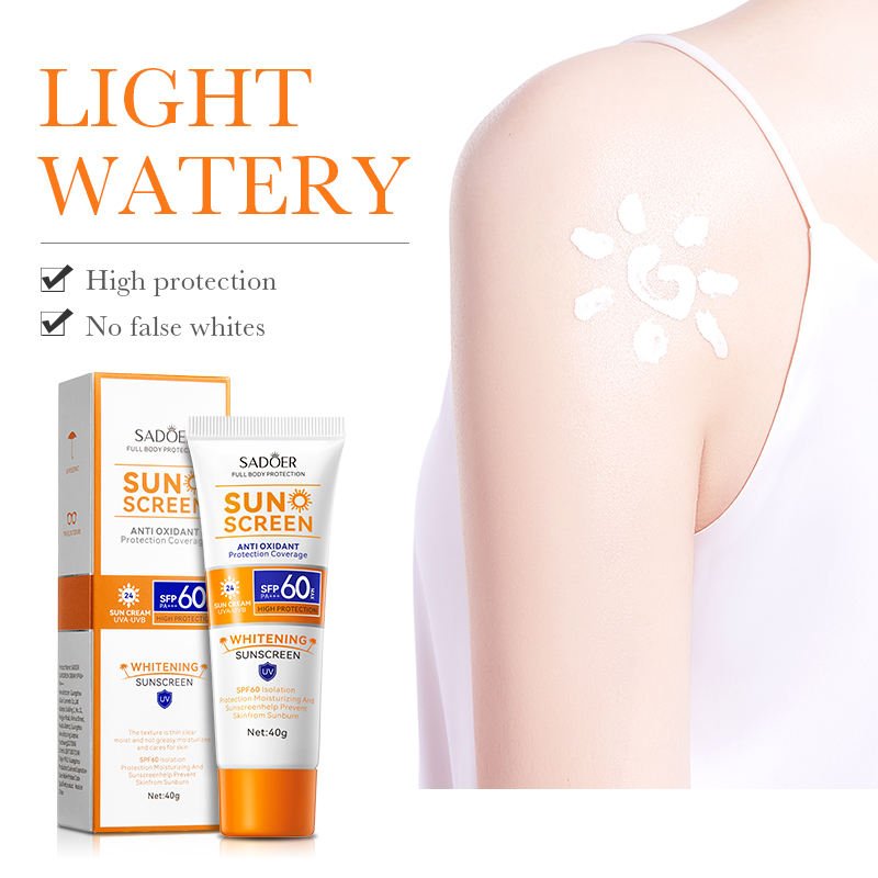 SADOER Private Label Organic Sunscreen Cream SPF Moisturizing Vitamin C ...