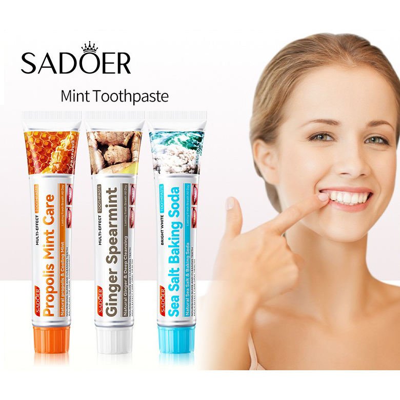 SADOER Private Label Sea Salt Baking Soda Toothpaste Cleaning Teeth ...