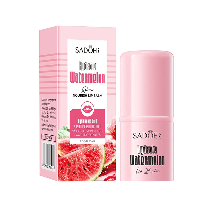 SADOER Niacinamide Hydrating Nourishing Watermelon Lip Balm Factory ...