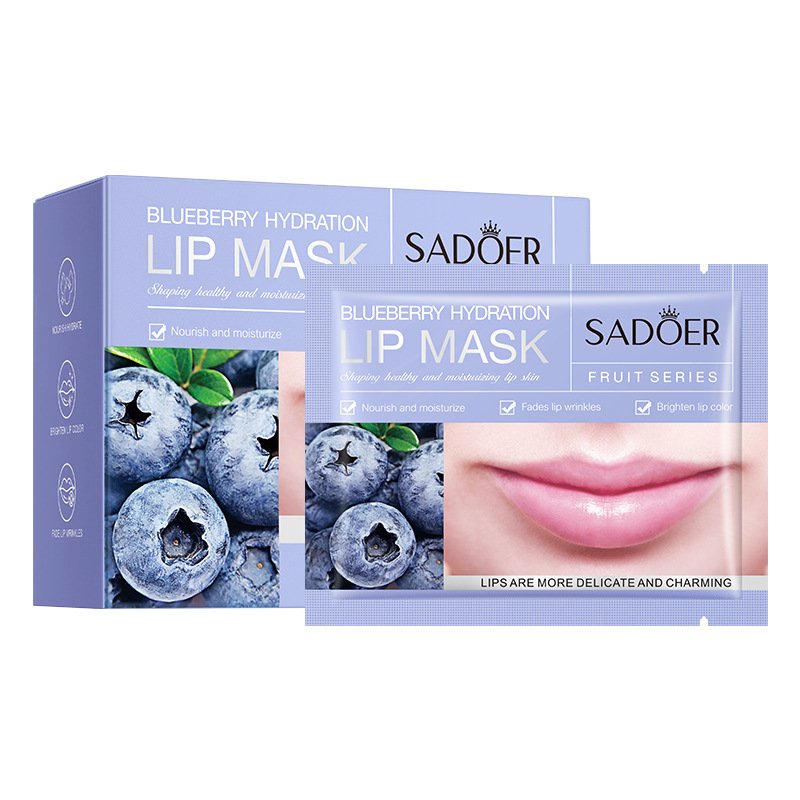 SADOER Blueberry Hydrating Lip Mask Moisturizing and Protecting Lips ...