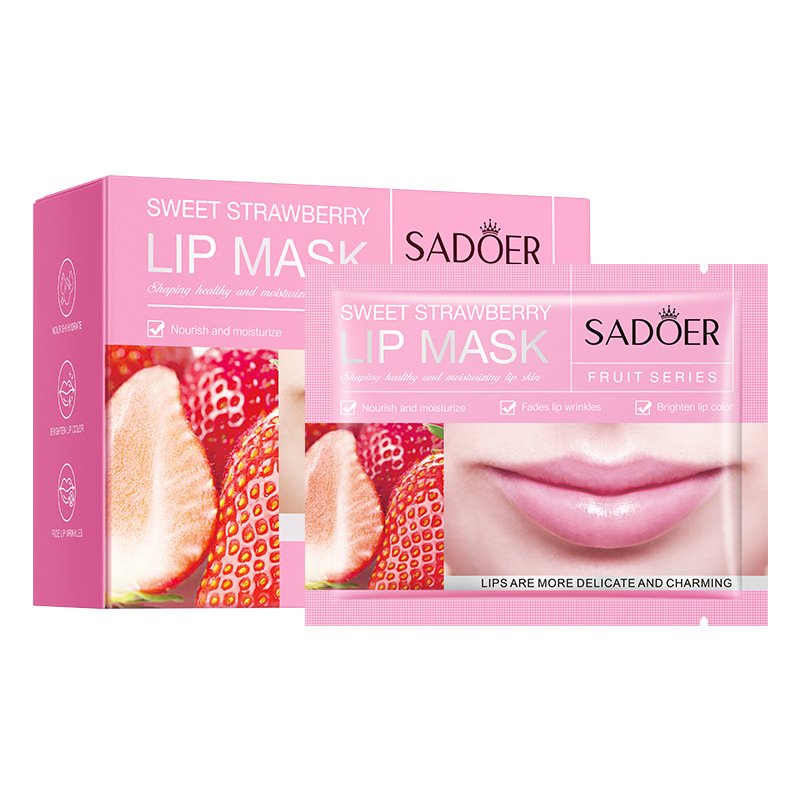 SADOER Sweetheart Strawberry Lip Mask Moisturizing and Protecting Lip ...
