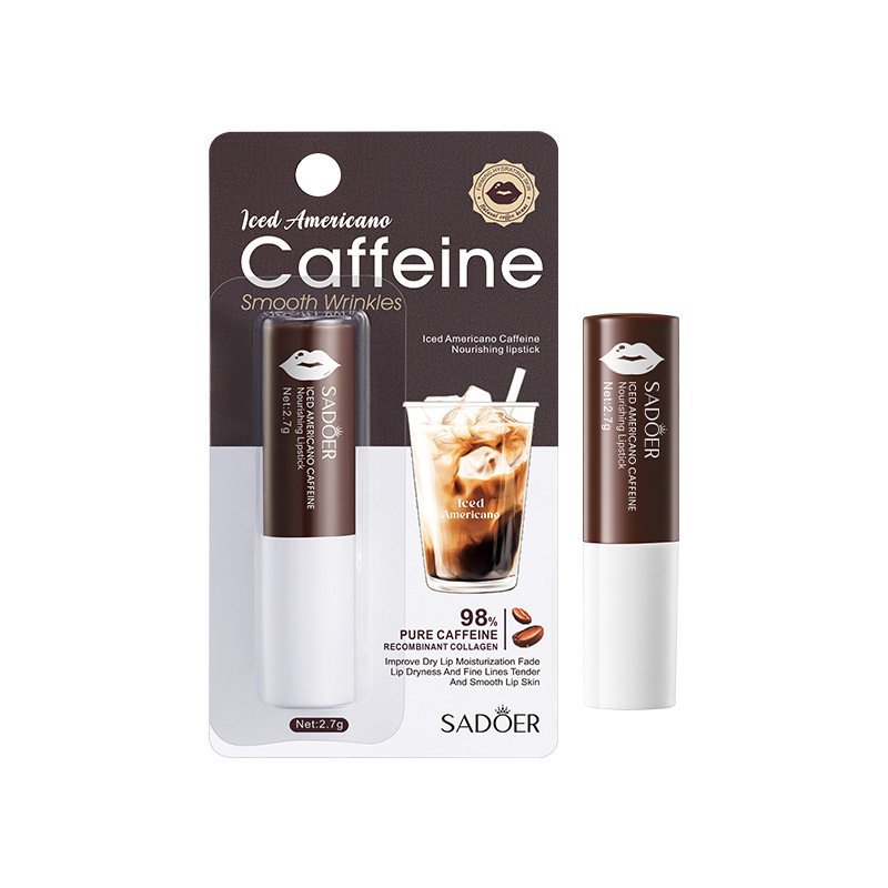 SADOER Ice American Caffeine Nourishing Lip Balm Anti-chapped ...