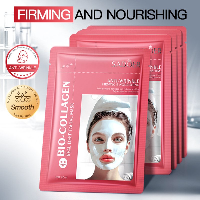 SADOER Bio-Collagen Anti-Wrinkle Nourishing Mask 26ml Brightening ...